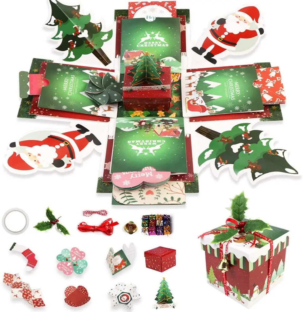 DIY Christmas Surprise Box - Explosion Gift Box Ideas