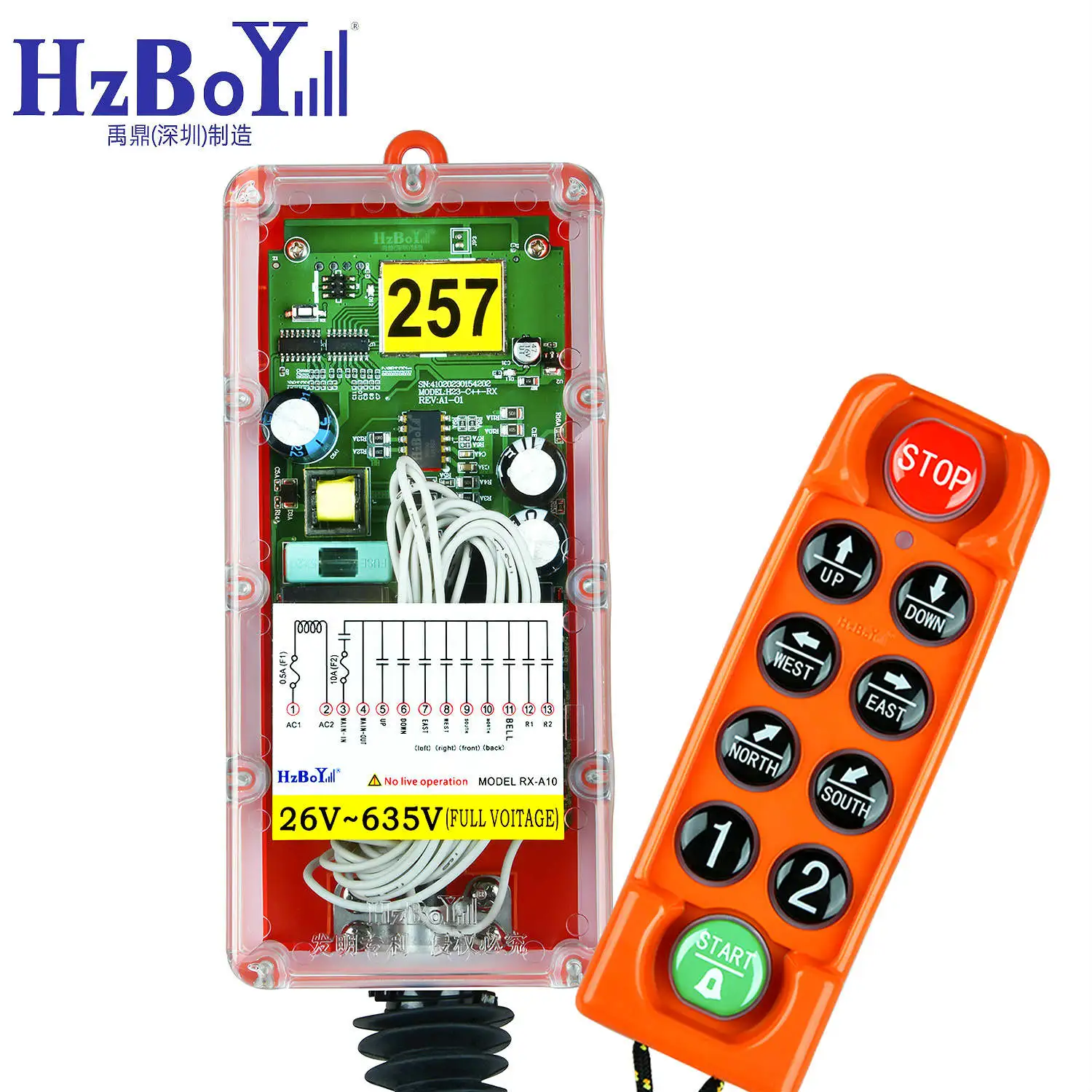 H23-C+ Single Speed Wireless Radio Industrial Remote Control