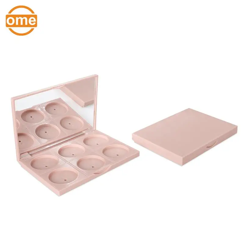 Refillable 6 Round Well Custom Cosmetic Packaging Eye Shadow Case Eye ...