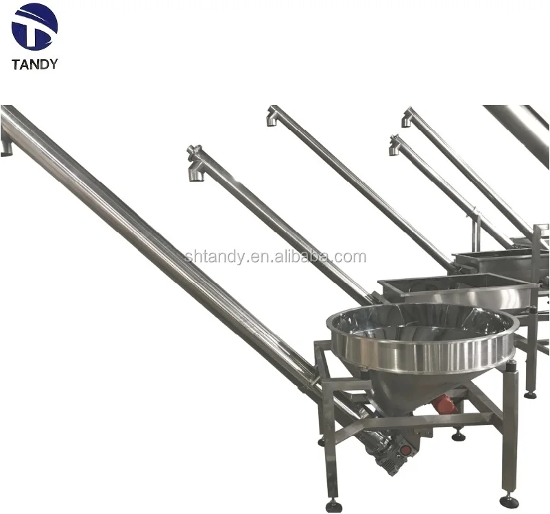 High Quality Spice Powder Spiral Screw Conveyor / Flour Screw Auger ...