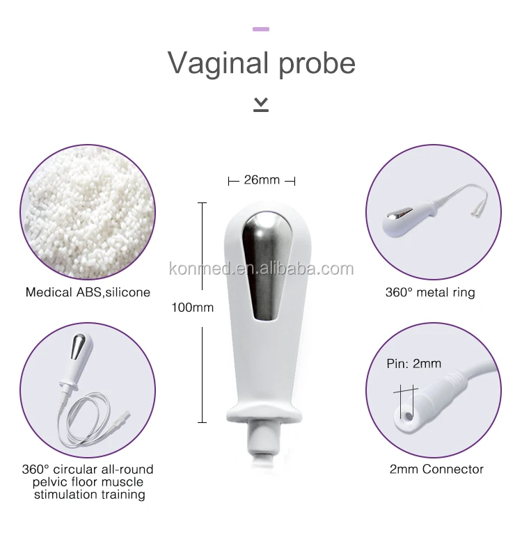 KM-506 Vaginal Probe for Tens Unit - Pelvic Muscle Trainer