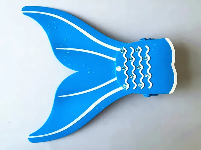 New Little Mermaid Tails And Swimming Fins For Kids,Improved Strap ...