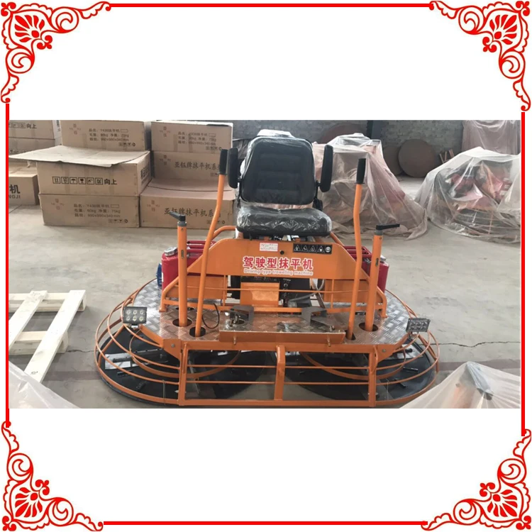 Helicopter Wet Concrete Power Float Finishing Machine Ride Type ...