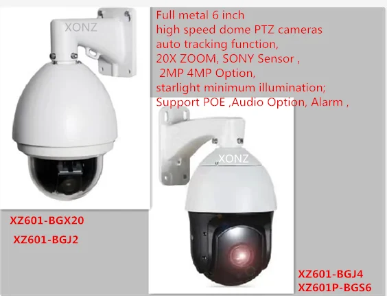 40x Tracking - Advanced IP PTZ Cameras with Motion Detection