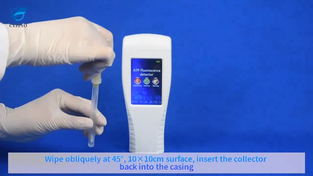 Atp Bacteria Hygiene Portable System Germ Fluorescence Test Tester Meter Detector Detection