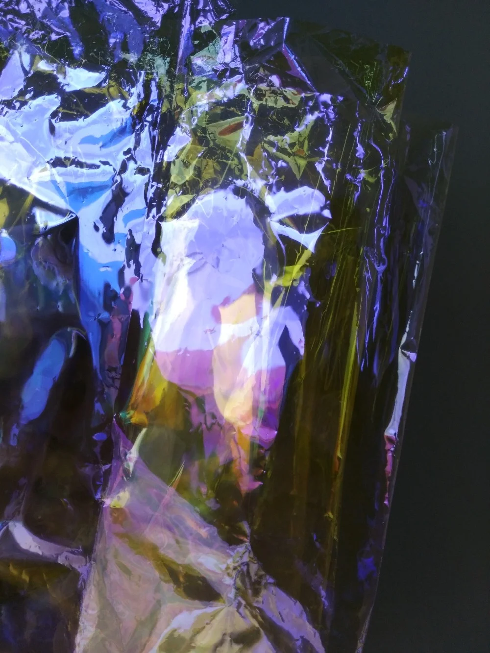 3m Quality Pet Blue Gold Reflective Rainbow Iridescent Laminating Film ...