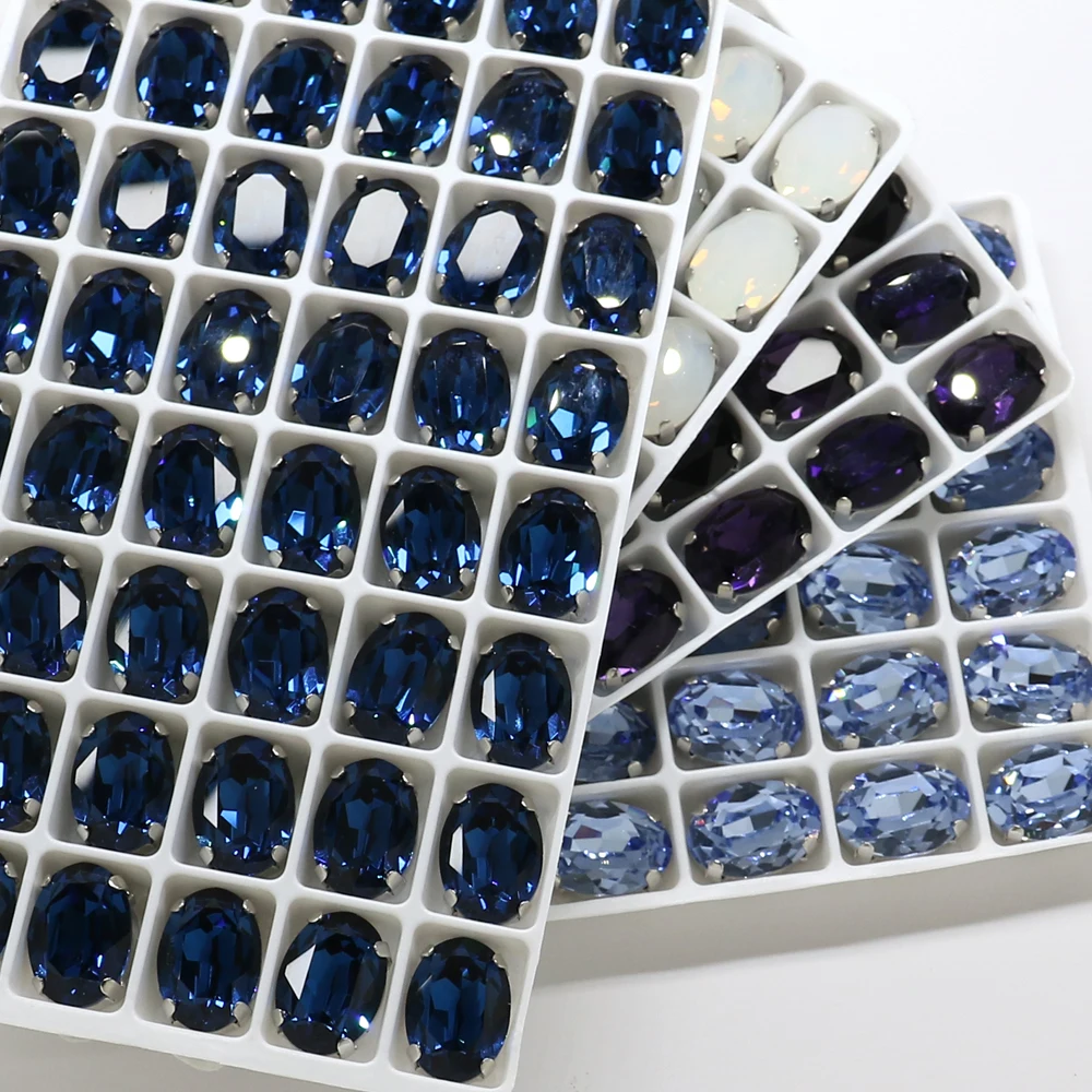 Dongzhou Oval Rhinestones - Crystal for Jewelry Making