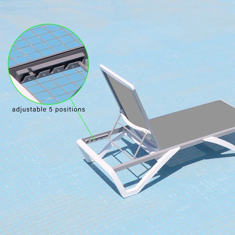 Plastic Sun Lounge Chair - Modern Luxury for Hotels & Resorts