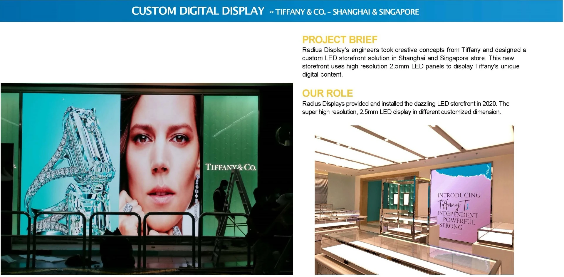 Radius Displays International Limited - signage, LED