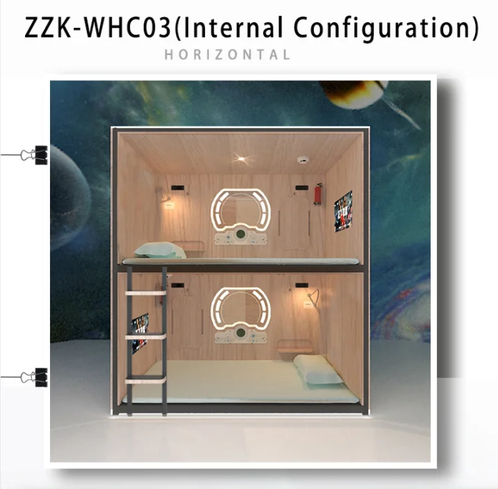 Sleeping Pod Model Single Capsule Hotel Bedroom Set - Buy Capsule Hotel ...