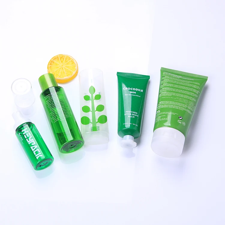 Skin Color Plastic Cosmetic Bottle - Pink Packaging Series