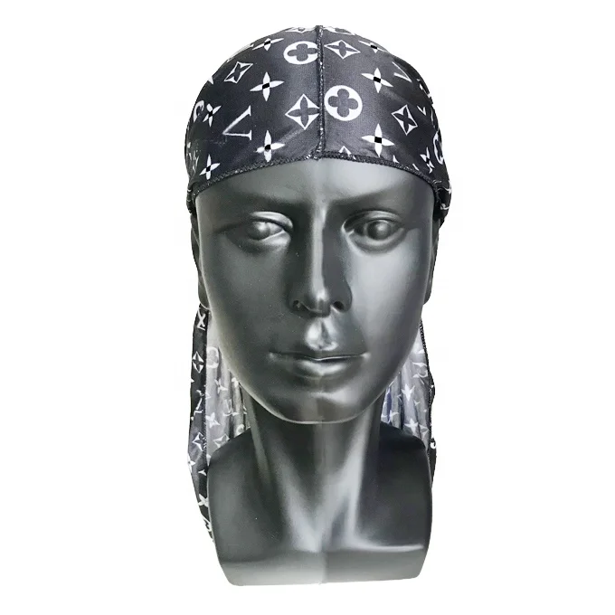Amazon Hot Silky Durags For Men Custom Logo Du Rag Bonnets - Buy Durags ...