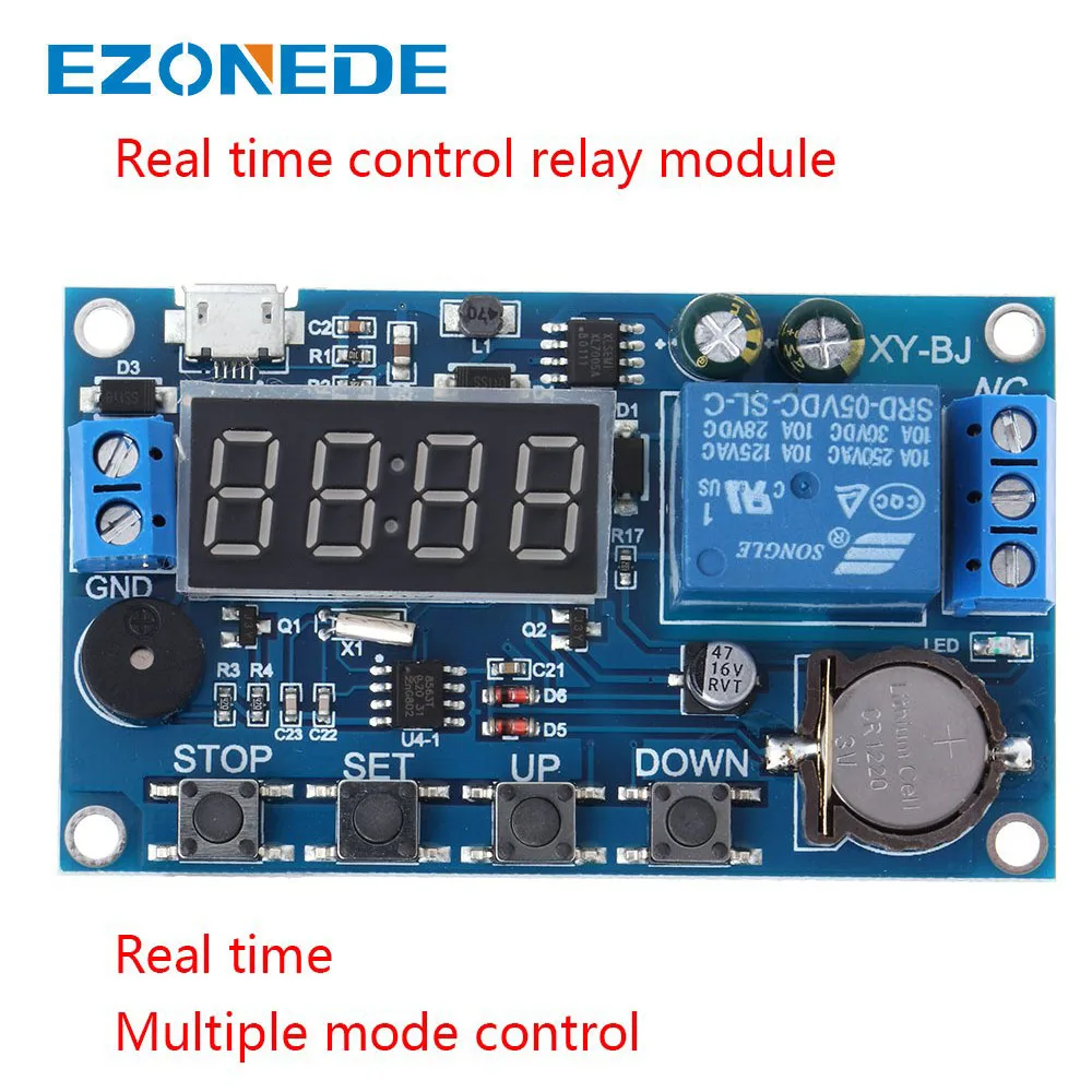 Dc 12v Cycle Delay Module Cycle Relay Switch Relay Module 24h Timing Chip Control New Clock