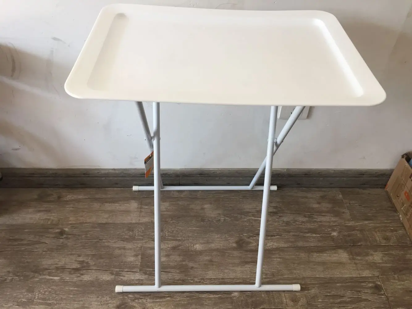 Plastic Top Metal Frame Folding Tray Table - Snack Trays