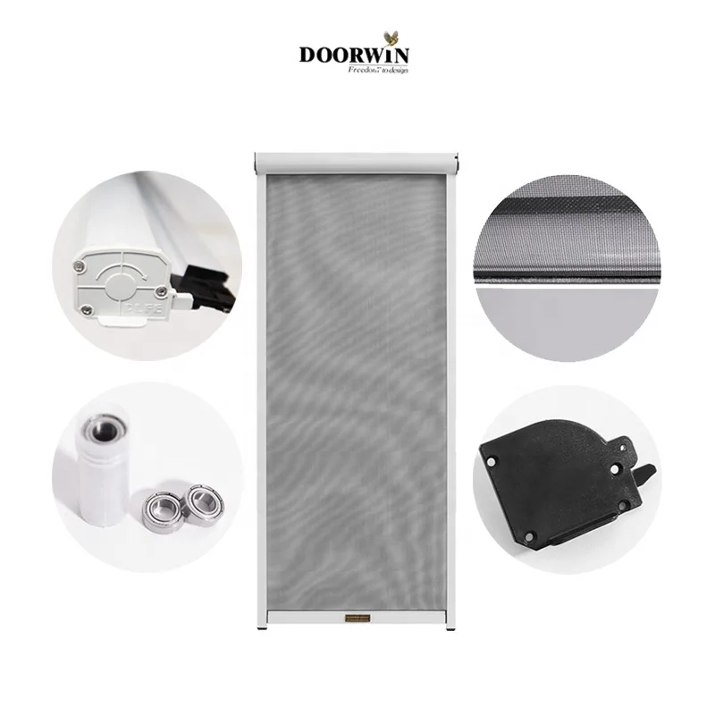 Hot Sale Aluminum Sliding Roller Fly Screen Diy Window Screen Kit With ...
