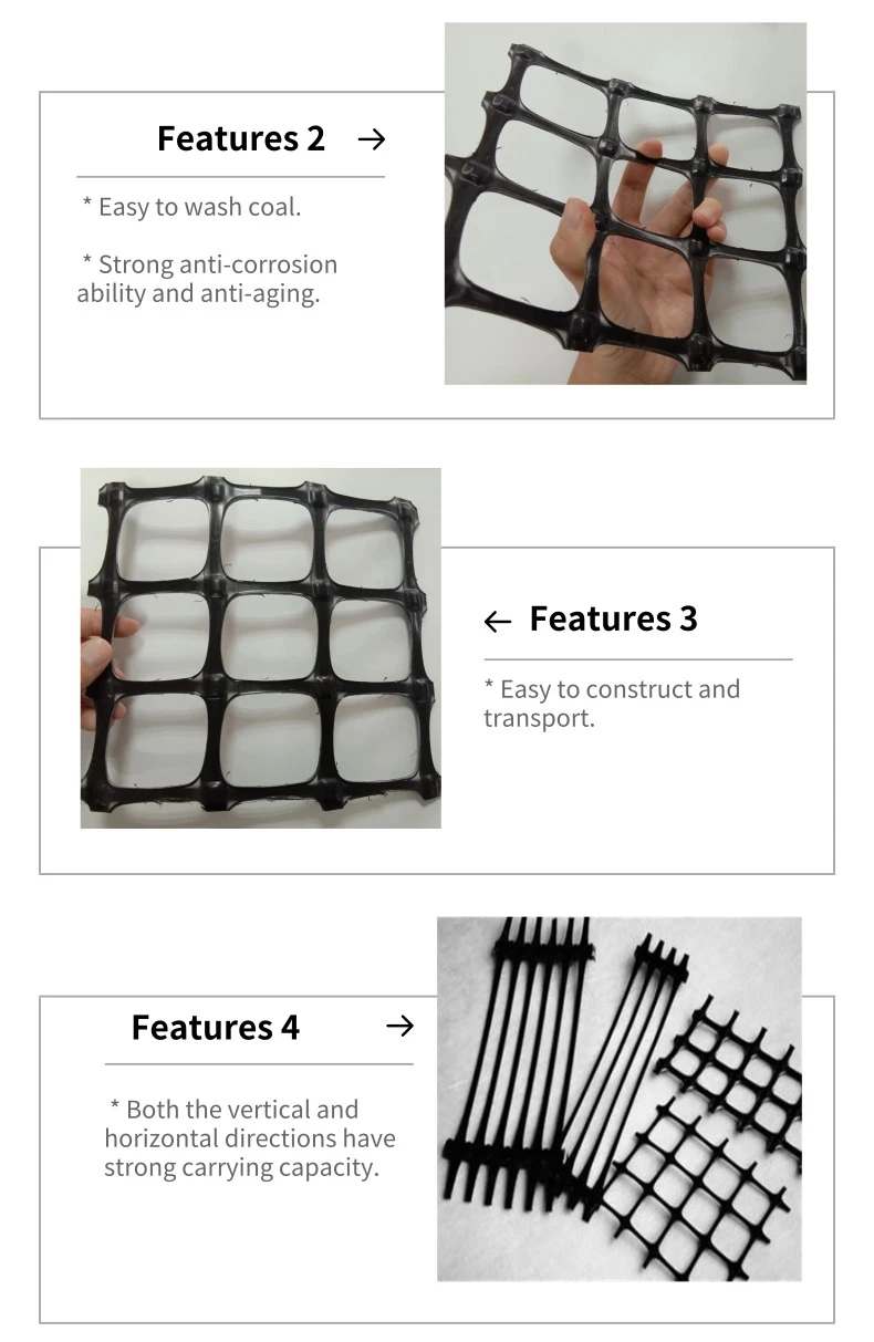 Plastic Triaxial Geogrid Bx1100 Bx1200 Biaxial Geogrid Price - Buy ...