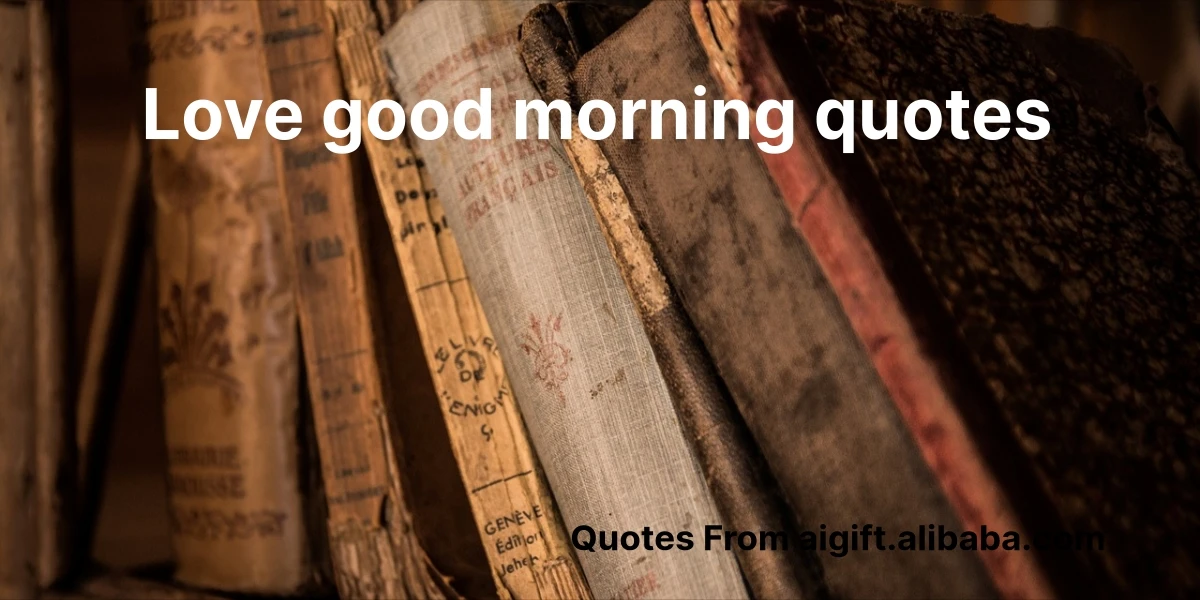 Love Good Morning Quotes to Brighten Their Day