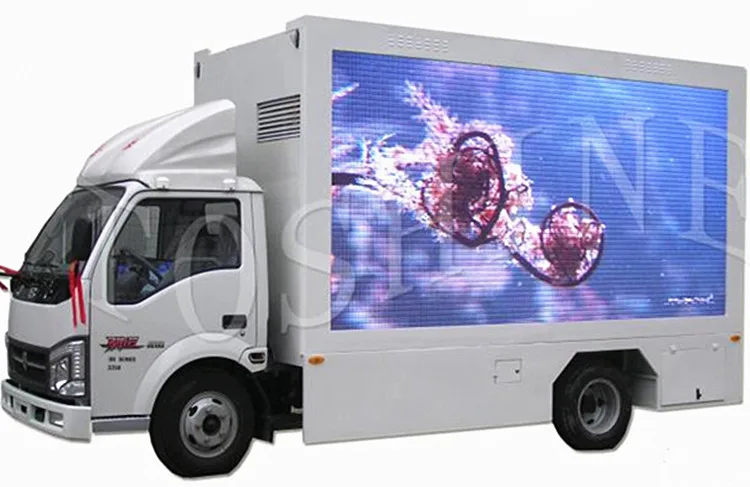 Led Mobile Digital Billboard Advertising Stage Box Truck