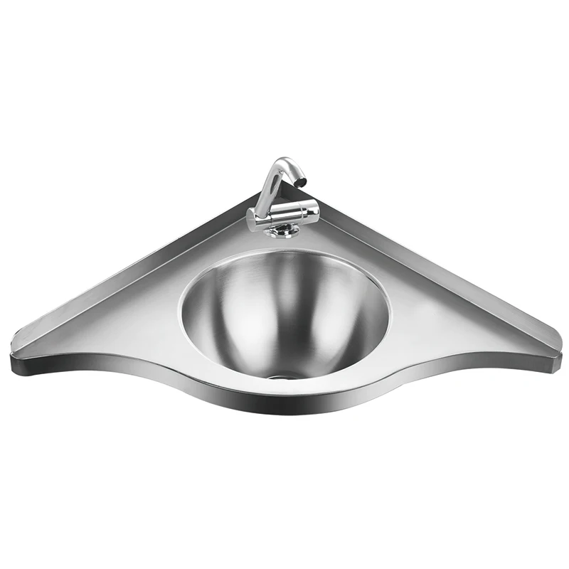 Stainless Steel Triangular Basin For Wall Corners High In Quality Low ...