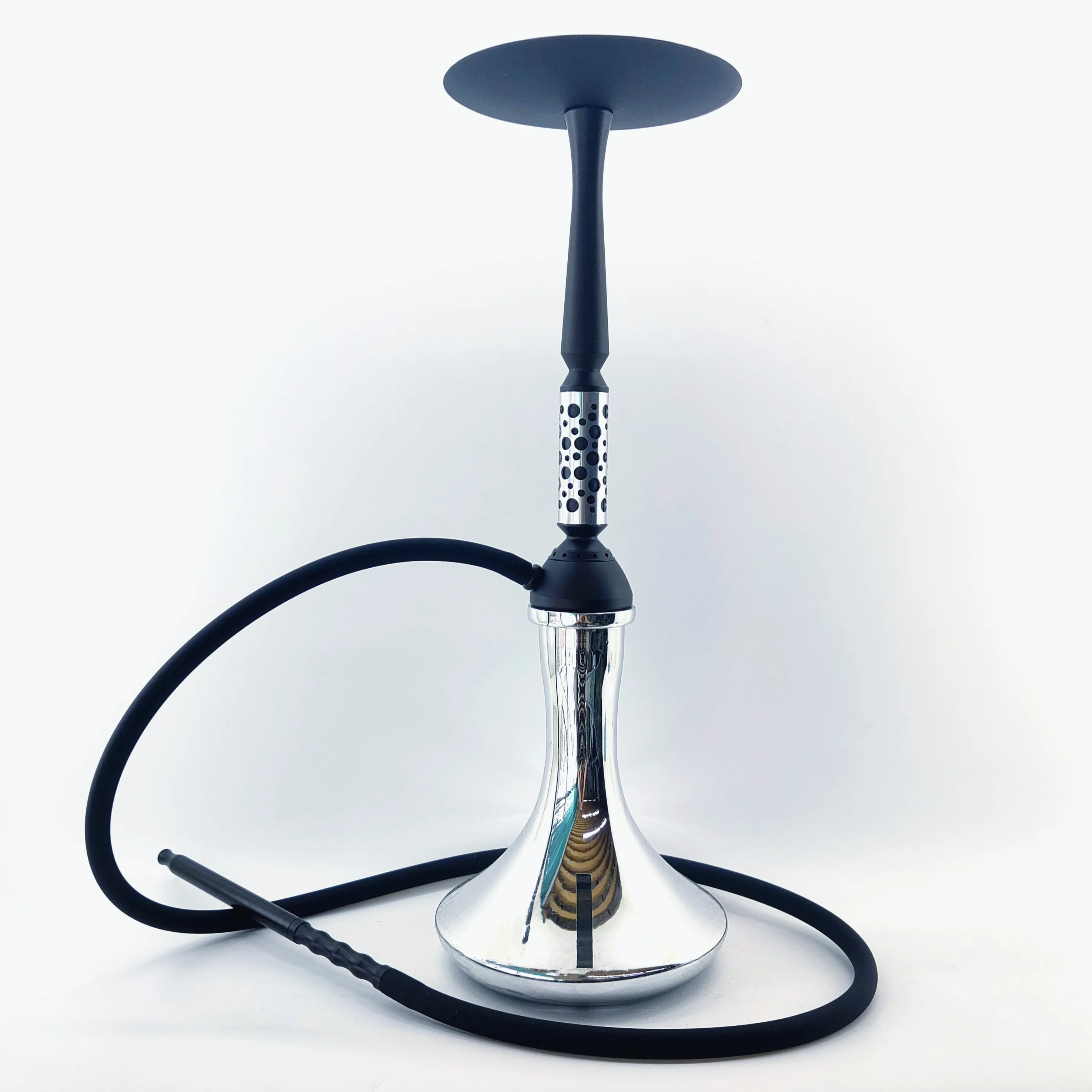 Russia Style Glass Hookah Base Of Silver Mirror Coating With 26cm ...