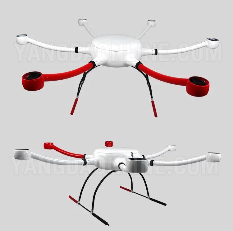 Long Range And Heavy Lift Drone Frame With Bigger Fuselage Using ...