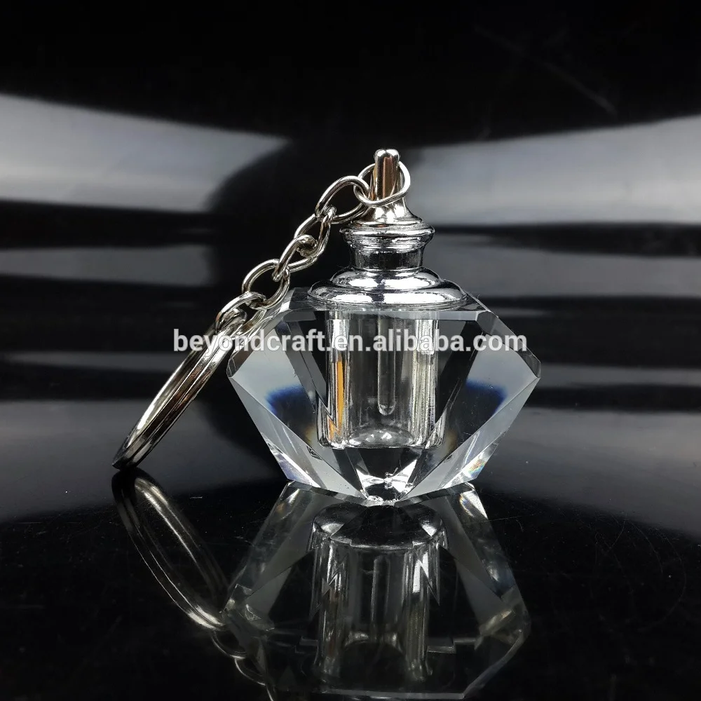 Mini Parfum Bottle Crystal Glass Keychain - Wholesale Promotion Gifts