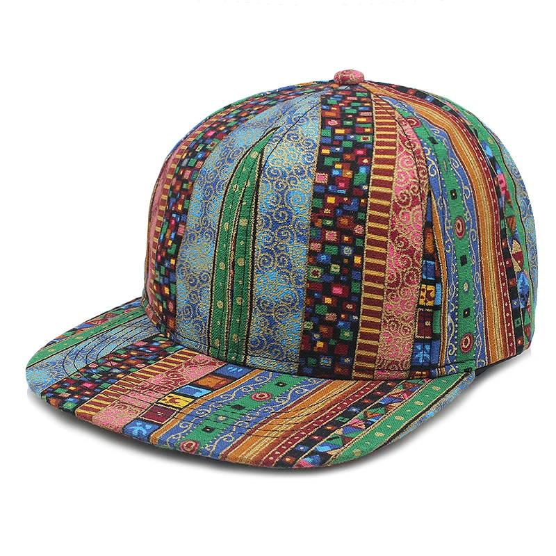New Stylish Bohemia 6 Panel Hip Hop Colorful Snapback Cap And Hat - Buy Customize Plain Snapback ...