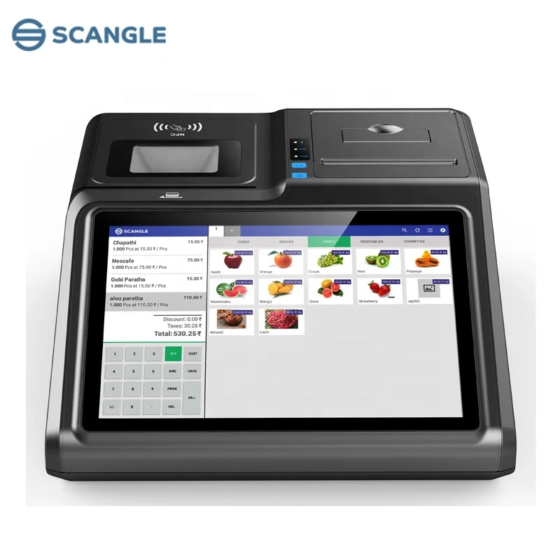 Scangle Portable Android Mobile Pos Terminal with NFC Reader