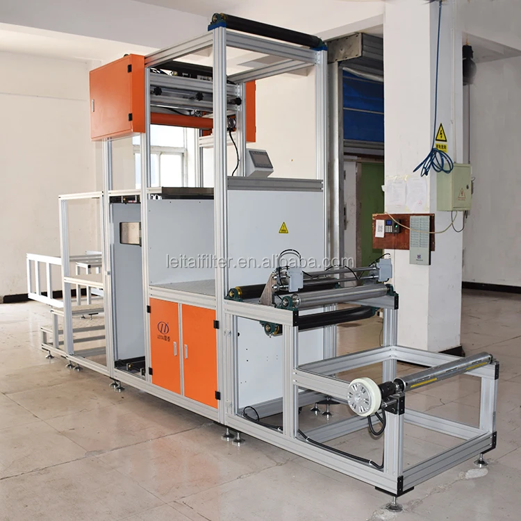 LEITAI Separate HEPA Glass Fiber Pleating Machine for Air Filter Making ...