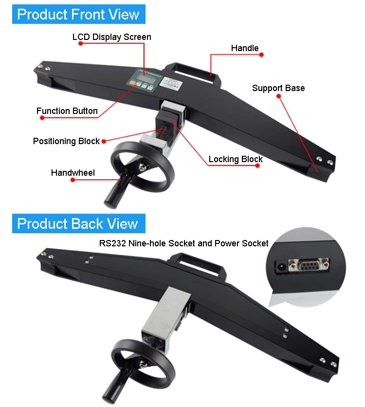 ASZ-20 Portable Lift Elevator Hoist Ropes Tension Meter