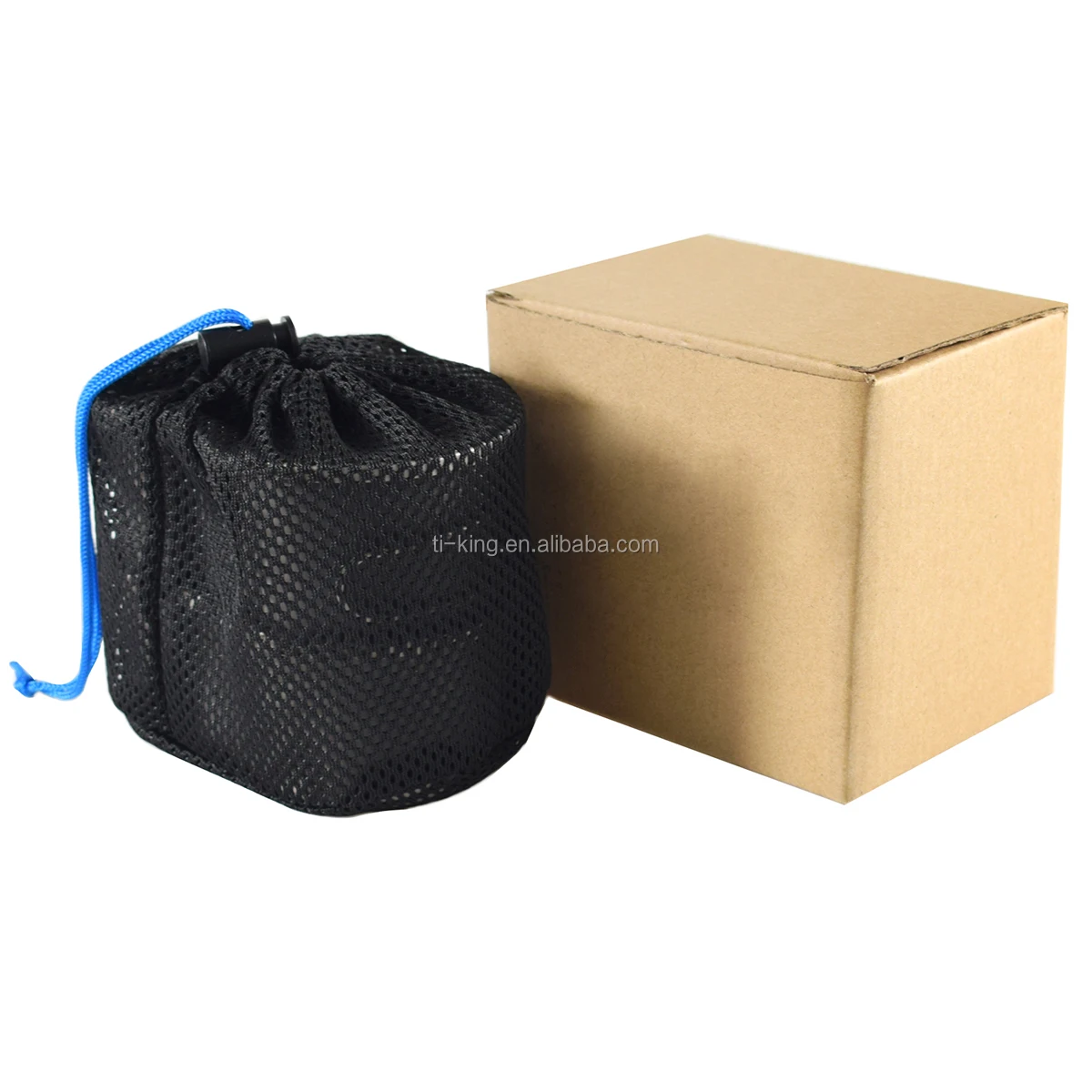 Ultralight Titanium Outdoor Camping Military Mess Kit 740ml Lunch Box ...