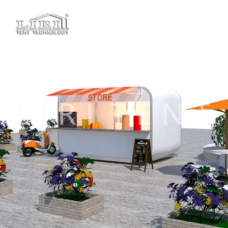 4M Small Outdoor Modular Pop up Vendor Shop - Catering Marquee Tent Store