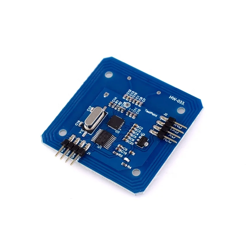 Hw-033 Rfid Card Reader Module Rc522 Serial Port Reader 13.56mhz Ic ...
