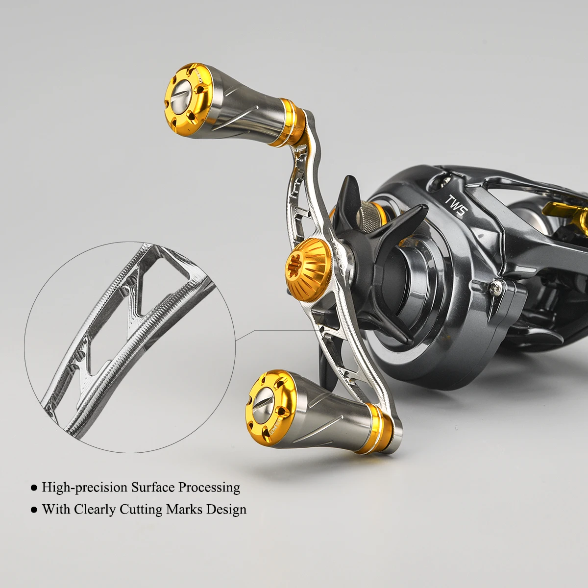 Gomexus Fishing Reel Handle Compatible For Shimano Calcutta Daiwa ...