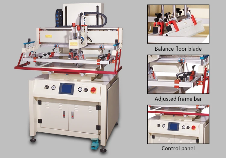 Vertical Flat Vacuum Silk Screen Printing Machine For Thin Film ...