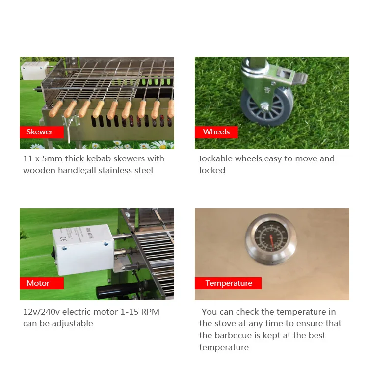 Automatic Spit Roaster Lamb Bbq Cyprus Grill Electrical Motors Machine ...