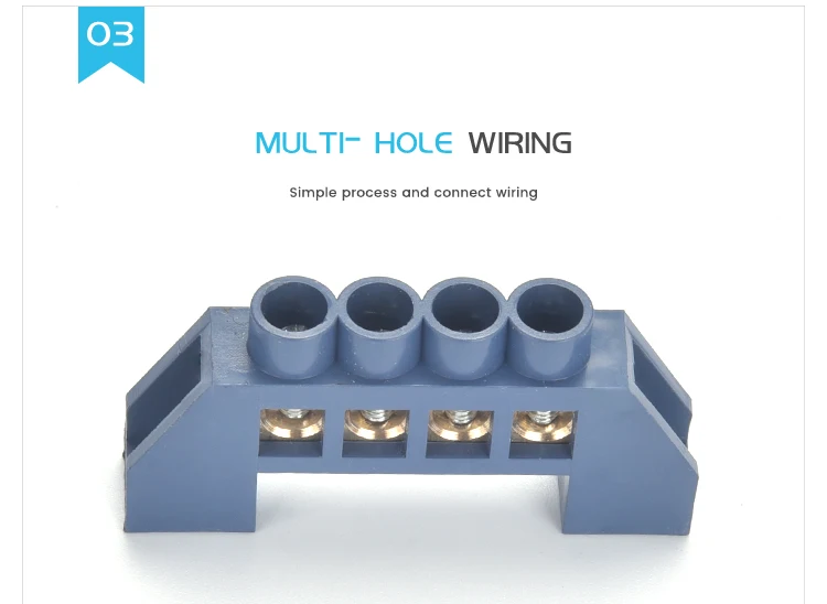 Neutral Link Terminal Block Screw Type Busbar - 500V/17.5A