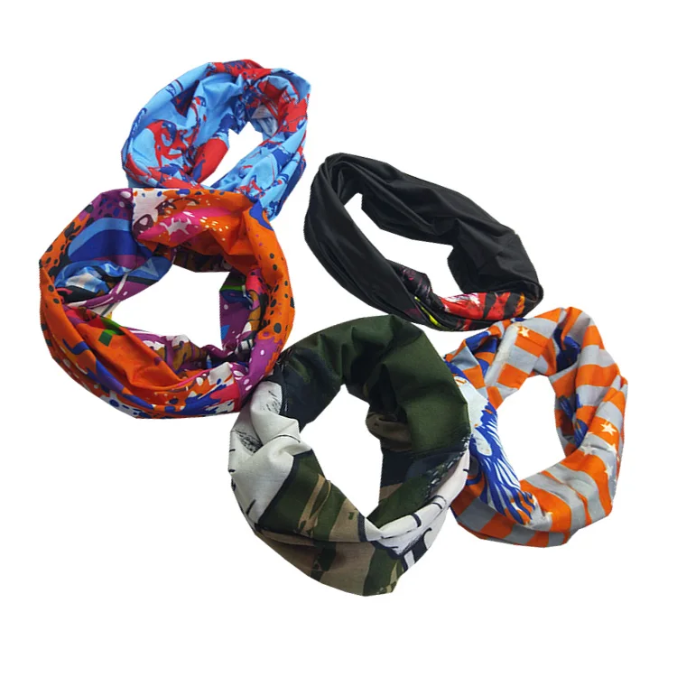 2018 Custom Printed Multifunctional Bandana For Sport Bandana Tube Neck ...