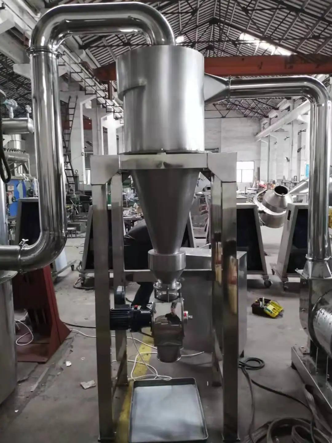 Wanda 304 Stainless Steel Cassava Besan Flour Powder Grinding Mill ...