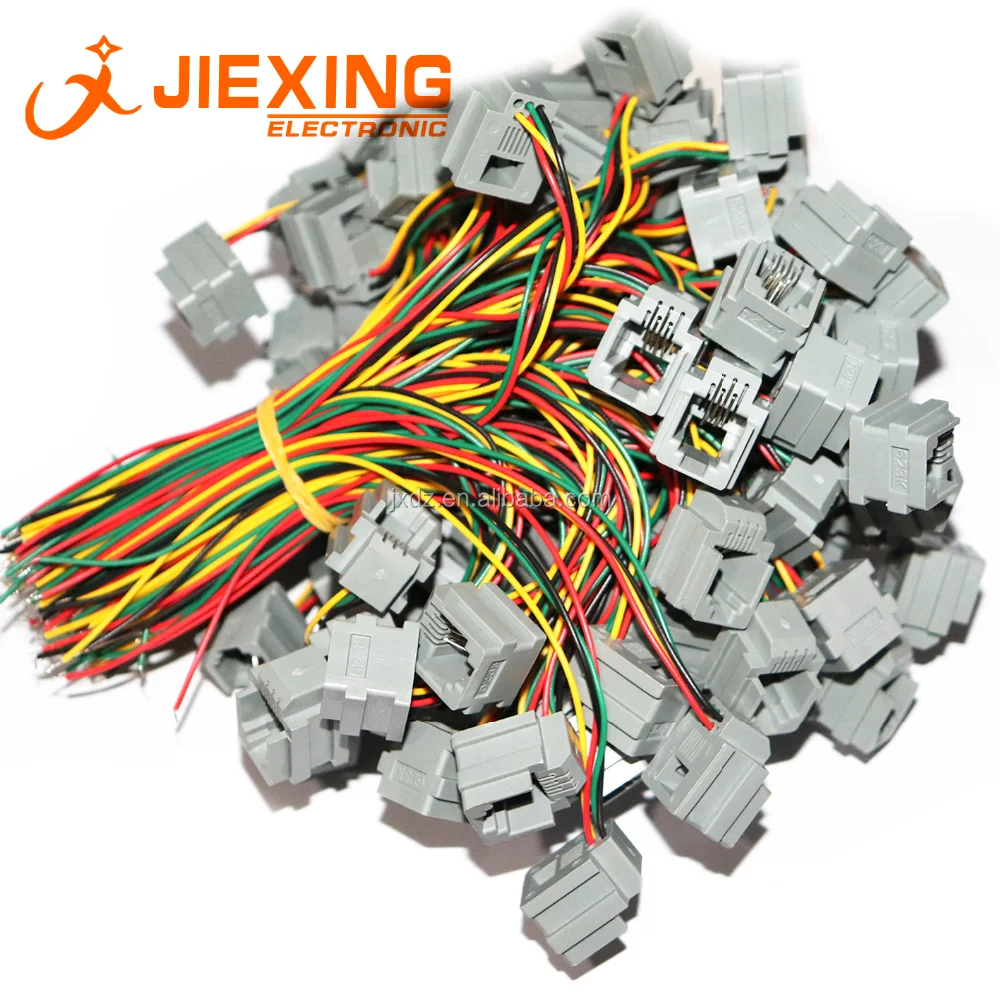 RJ11 6P4C Female Interface Socket with 10cm Cable Length