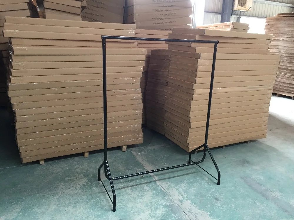 Estante de ropa de metal para tienda portátil, rieles de metal ...