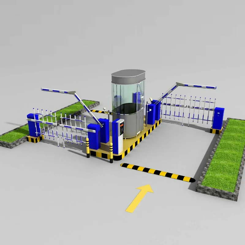 Automatic Access Road Rfid Barrier Gate / Car Parking Lot Gates - Buy ...