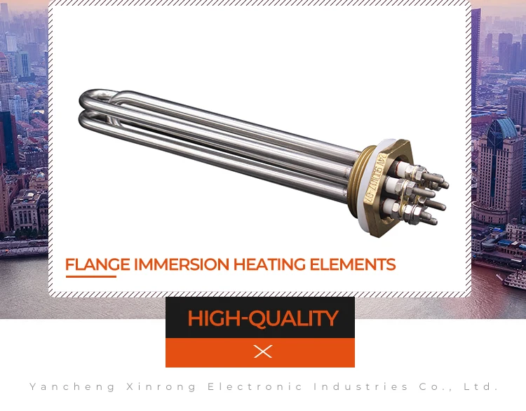 3-phase Heating Element 15kw Ss304 Electric Heater With Flange ...