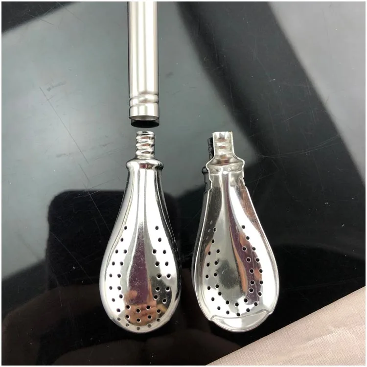 C048 19.5cm Stainless Steel Yerba Mate Straw Spoon and Mate Bombillas ...