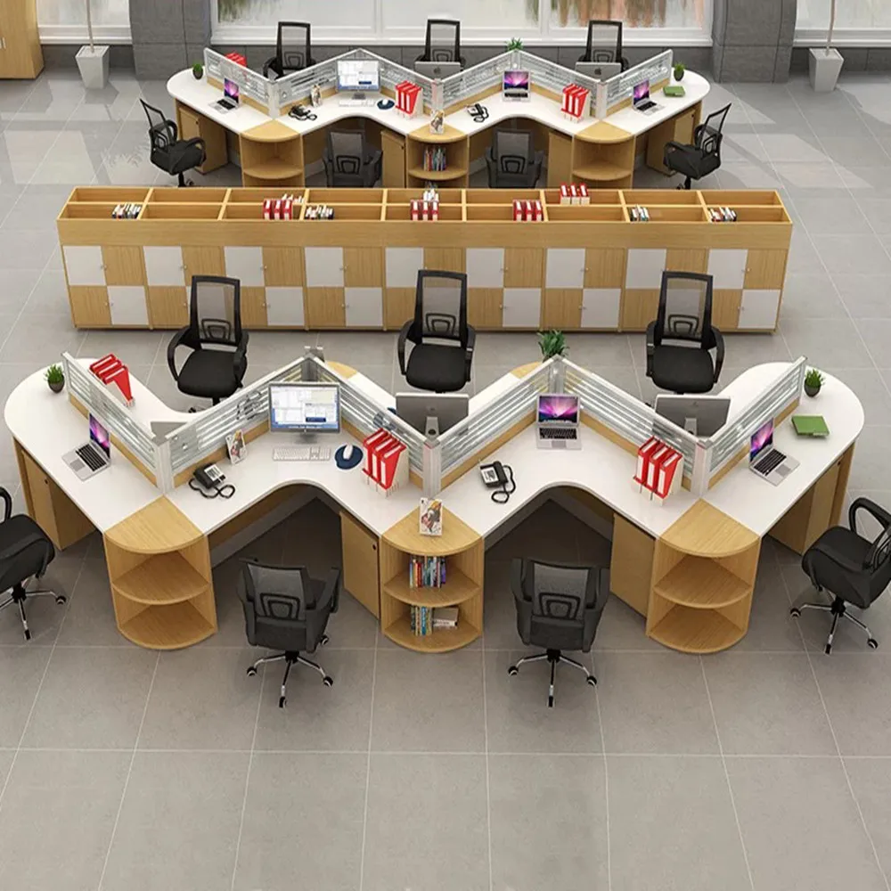 사무실 칸막이 파일 캐비닛 컴퓨터 책상 워크 스테이션 나무 카운터 사무실 파티션 (hx-zs0075) - Buy 사무실 워크 ...