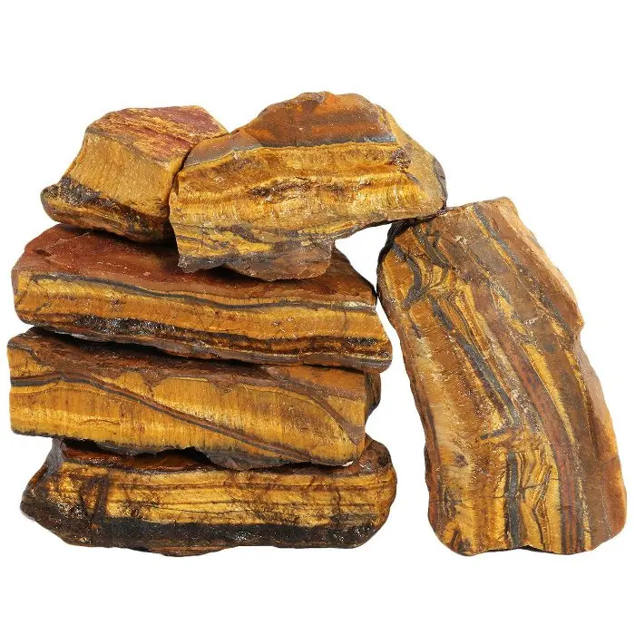 Wholesale Natural Tiger Eye Stone Quartz Crystal Raw Specimen Crystal ...