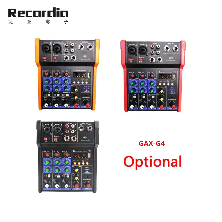 GAX-G4 Portable Sound Mixing Console - American Audio DJ Mixer
