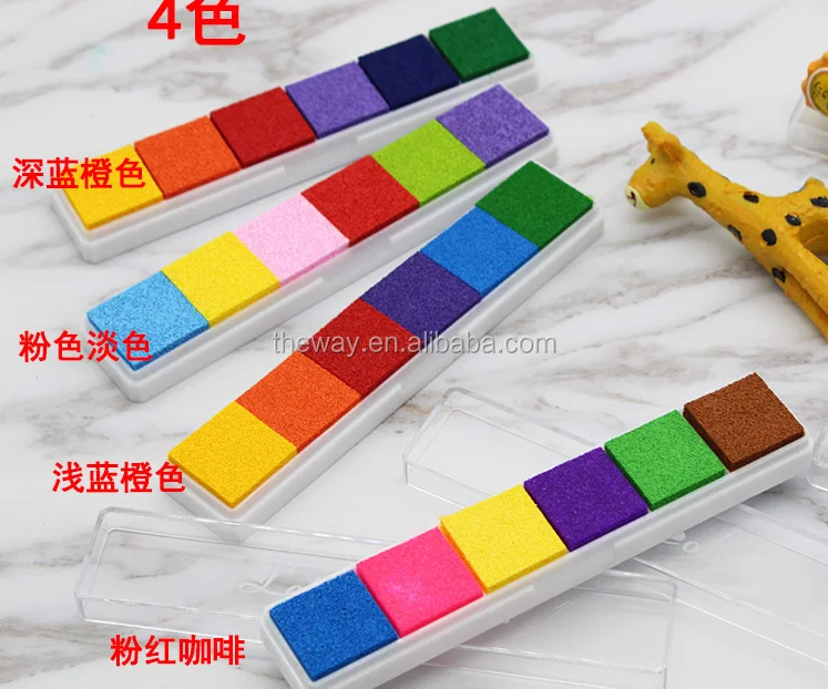 6 Colors Stamp Ink Pad DIY Scrapbook Deco - Fun & Creativity
