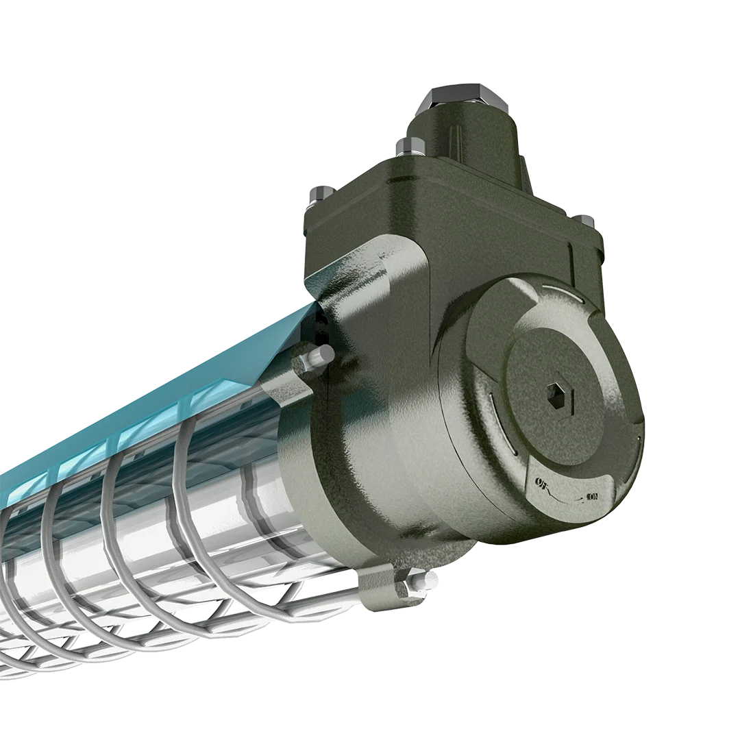 Atex Approved LED Explosion Proof Light Fluorescent IP66 Linear Tube ...