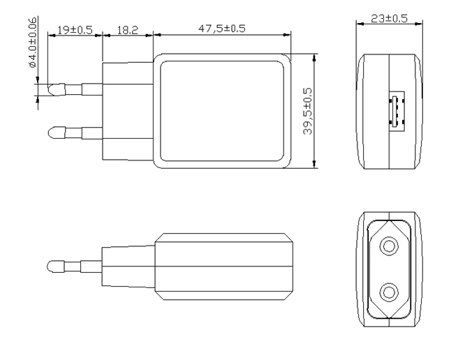 Highflytech Cell Phone OEM Charger Parts - Travel Charger